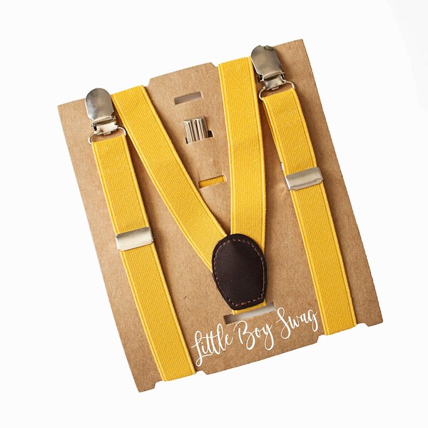 Yellow Suspenders - Etsy