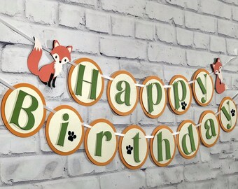 Fox Birthday Party | Etsy