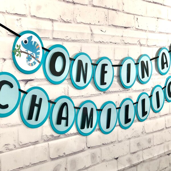 Chameleon Birthday Invitation - Etsy