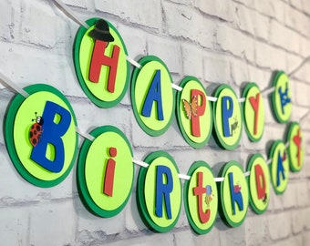 Bug Birthday Party Banner - Etsy