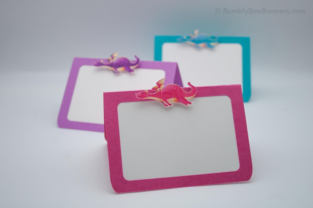 Dragon Place Card | Dragon Birthday | Dragon Gift | Calling All Dragons ...