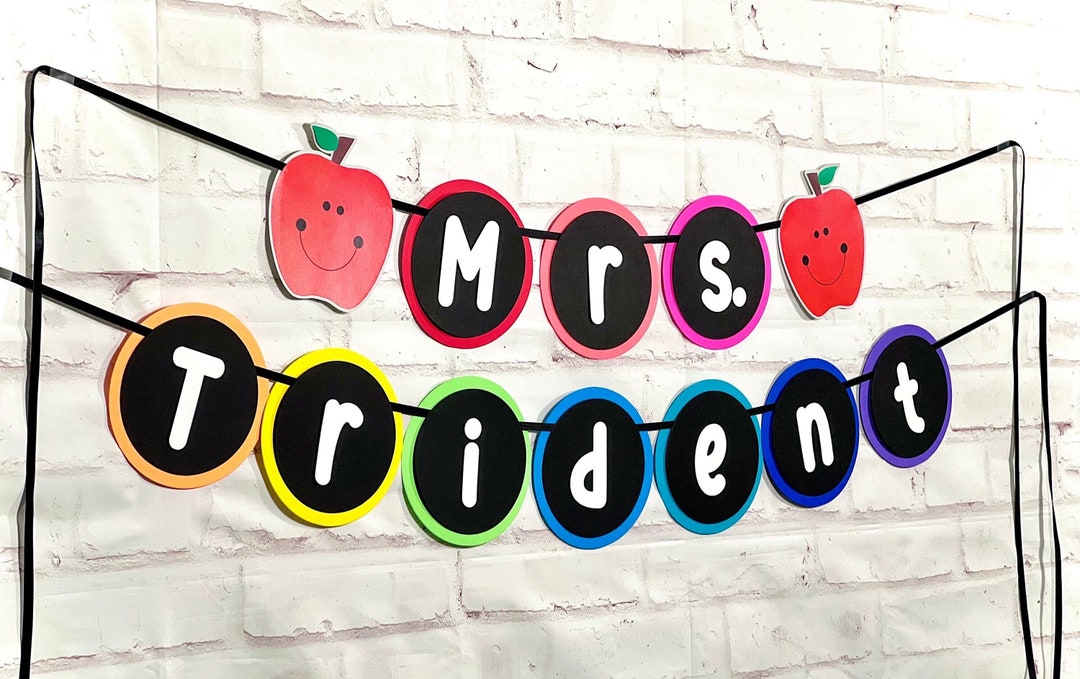 Teacher Banner, Teacher Appreciation Banner, Classroom Banner, Teacher ...