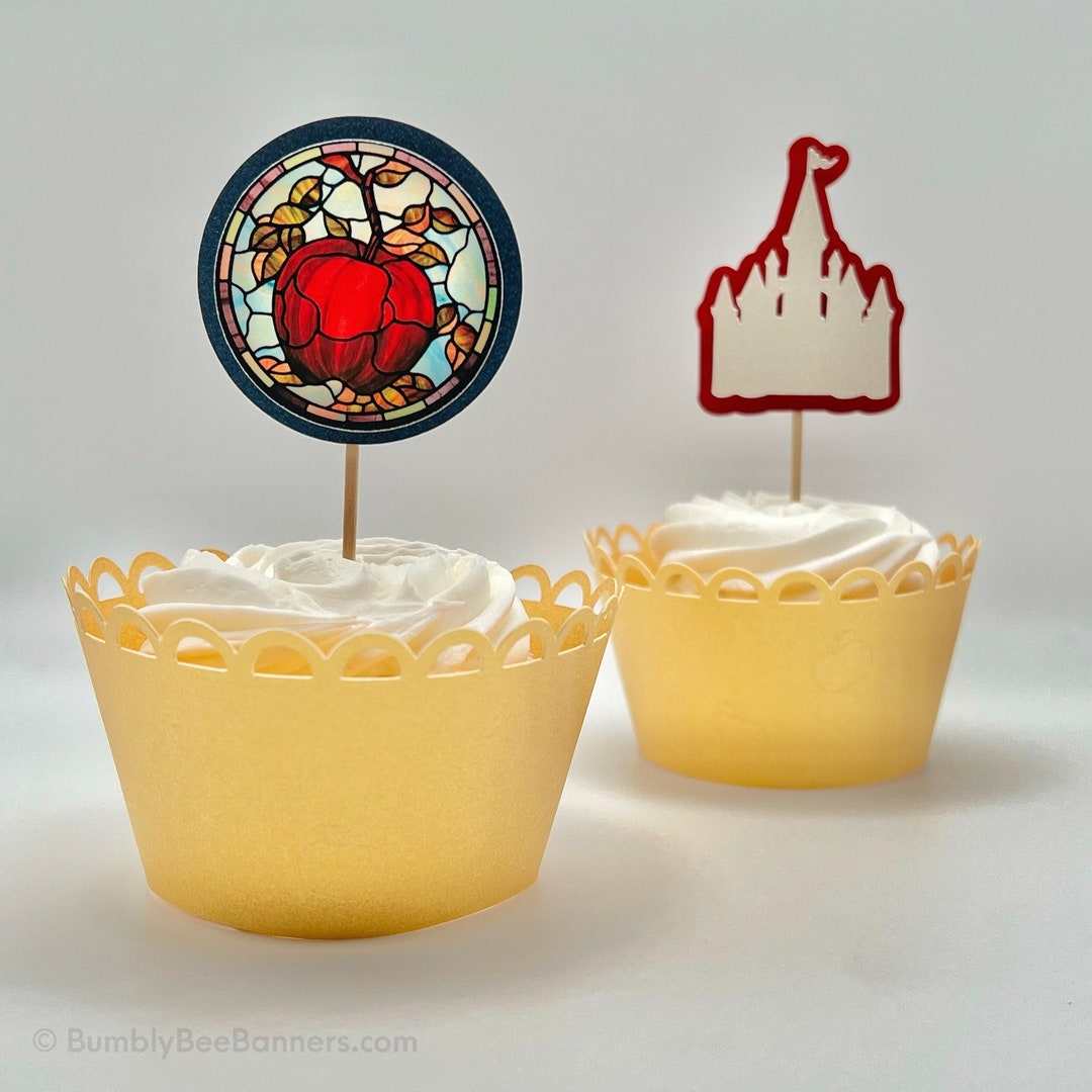 Snow White Cupcake Toppers | Once Upon A Time | Princess Castle ...