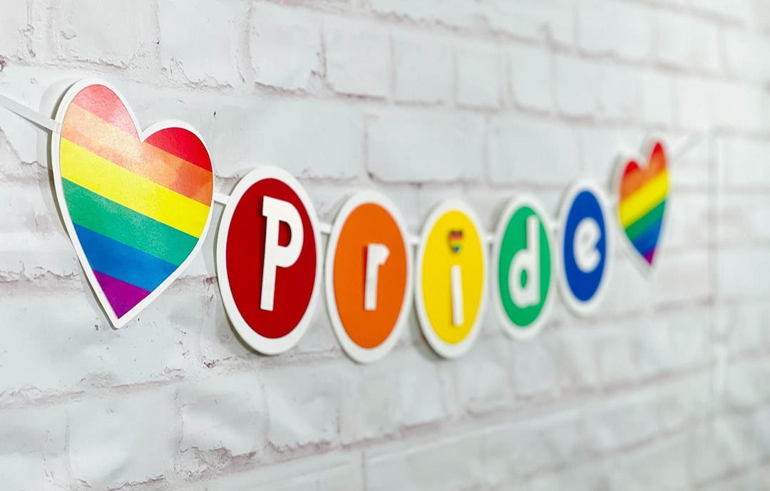 Pride Party, Happy Pride Banner, Pride Month, LGBTQ, Lesbian Pride, Gay ...