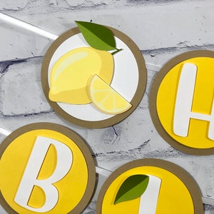 Lemon Banner, Lemonade Stand Sign, Lemon Birthday Banner, Lemon Baby ...