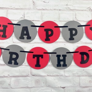 Tool Birthday Banner (red), Handyman Birthday, Bob the Builder Birthday ...