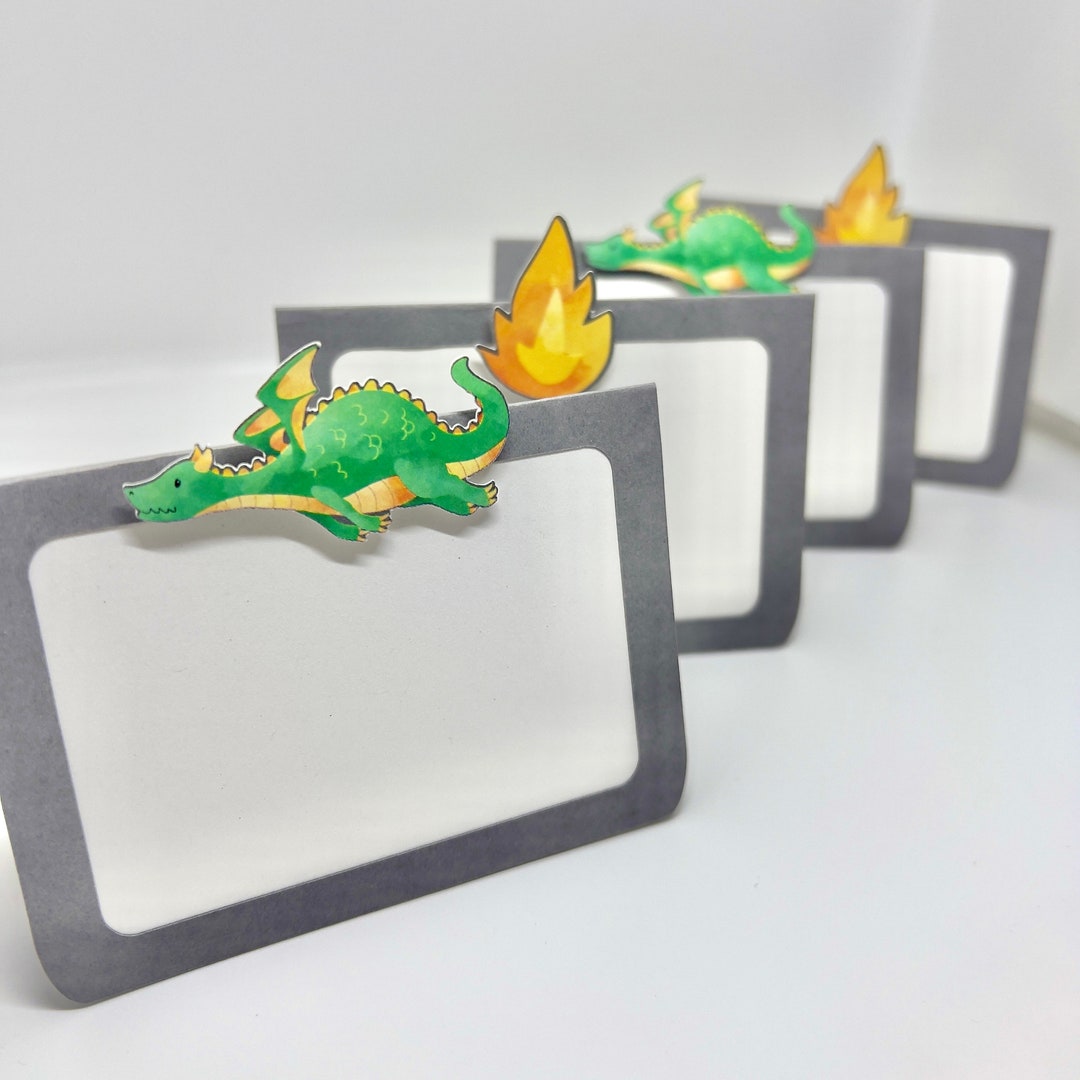 Dragon Food Tents 10 Count, Calling All Dragon's Birthday, Medieval ...