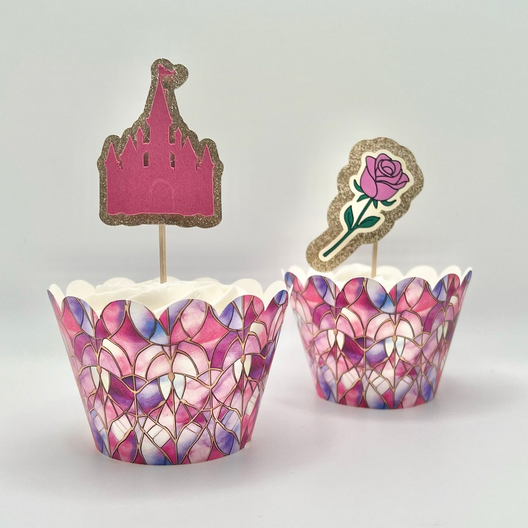 Sleeping Beauty Cupcake Topper | Castle Cupcake Topper | Princess ...