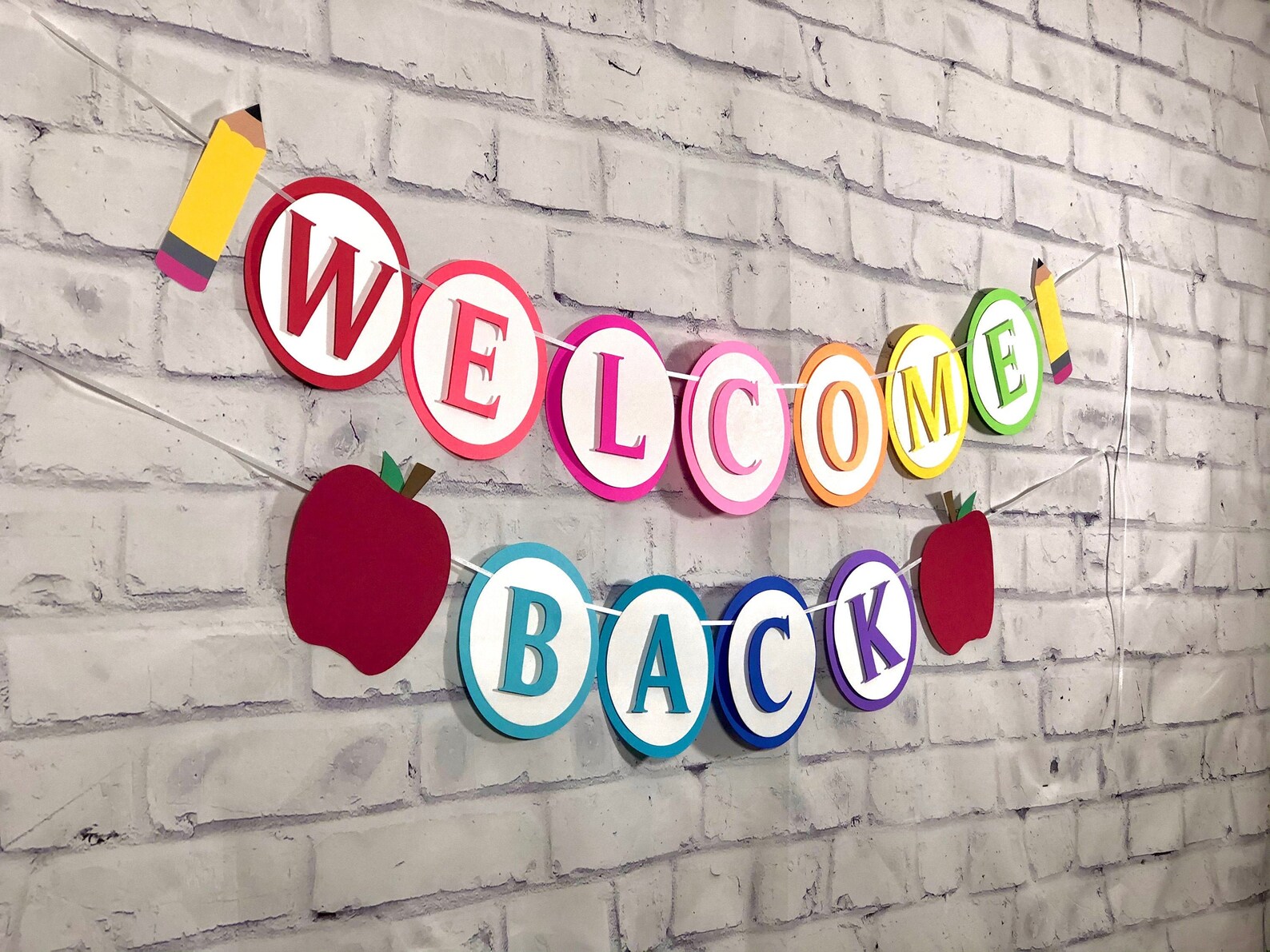 Welcome Back to School Banner Teacher Banner Classroom | Etsy