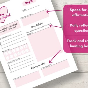 30-day Self-love Journal, Printable and Editable Pdf - Etsy