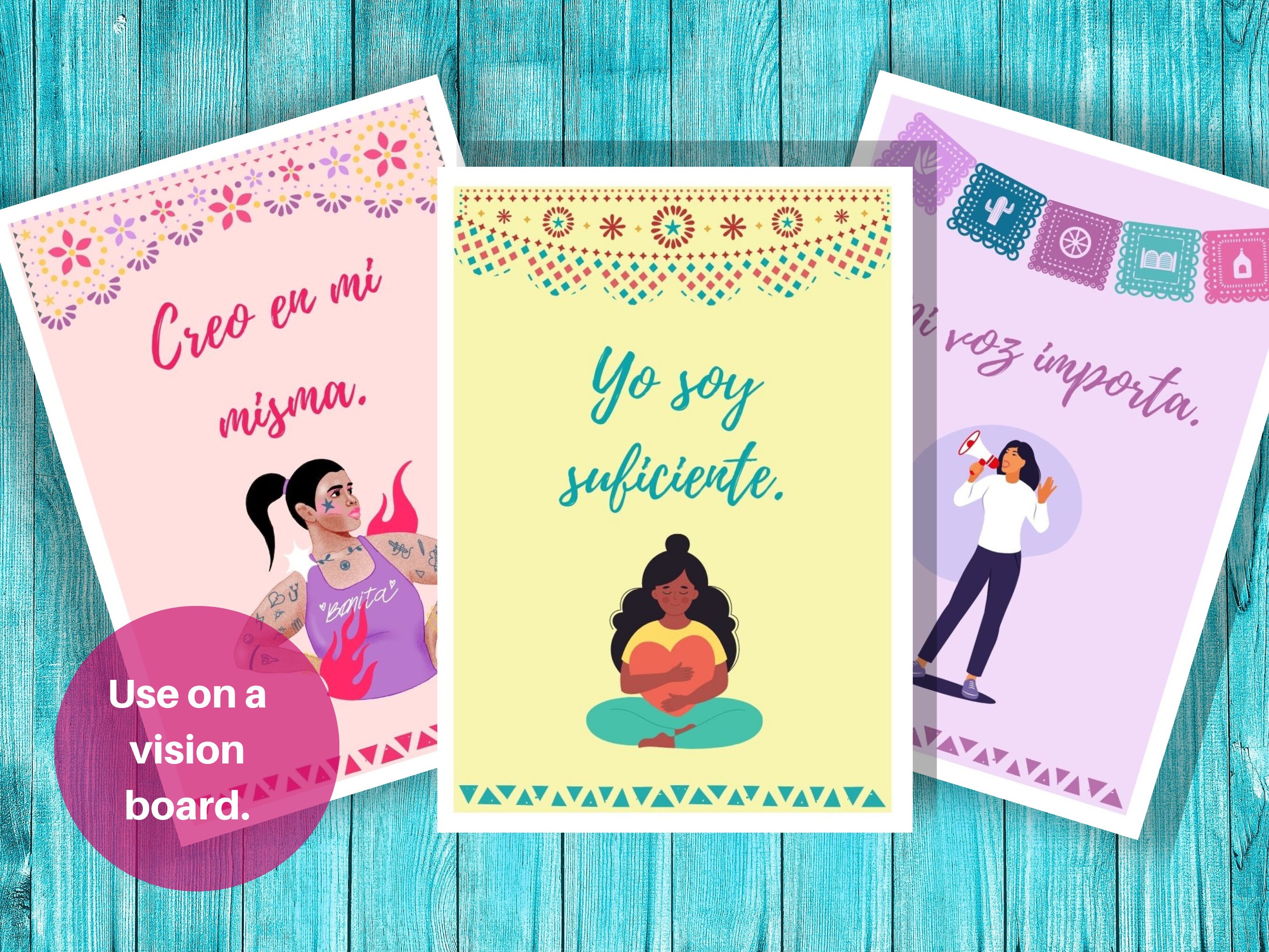 Latina Affirmation Card Deck (printed) - Etsy