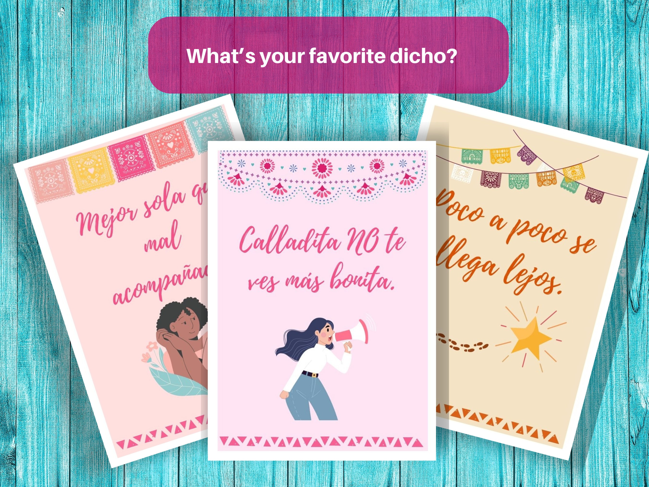 Latina Affirmation Card Deck (printed) - Etsy