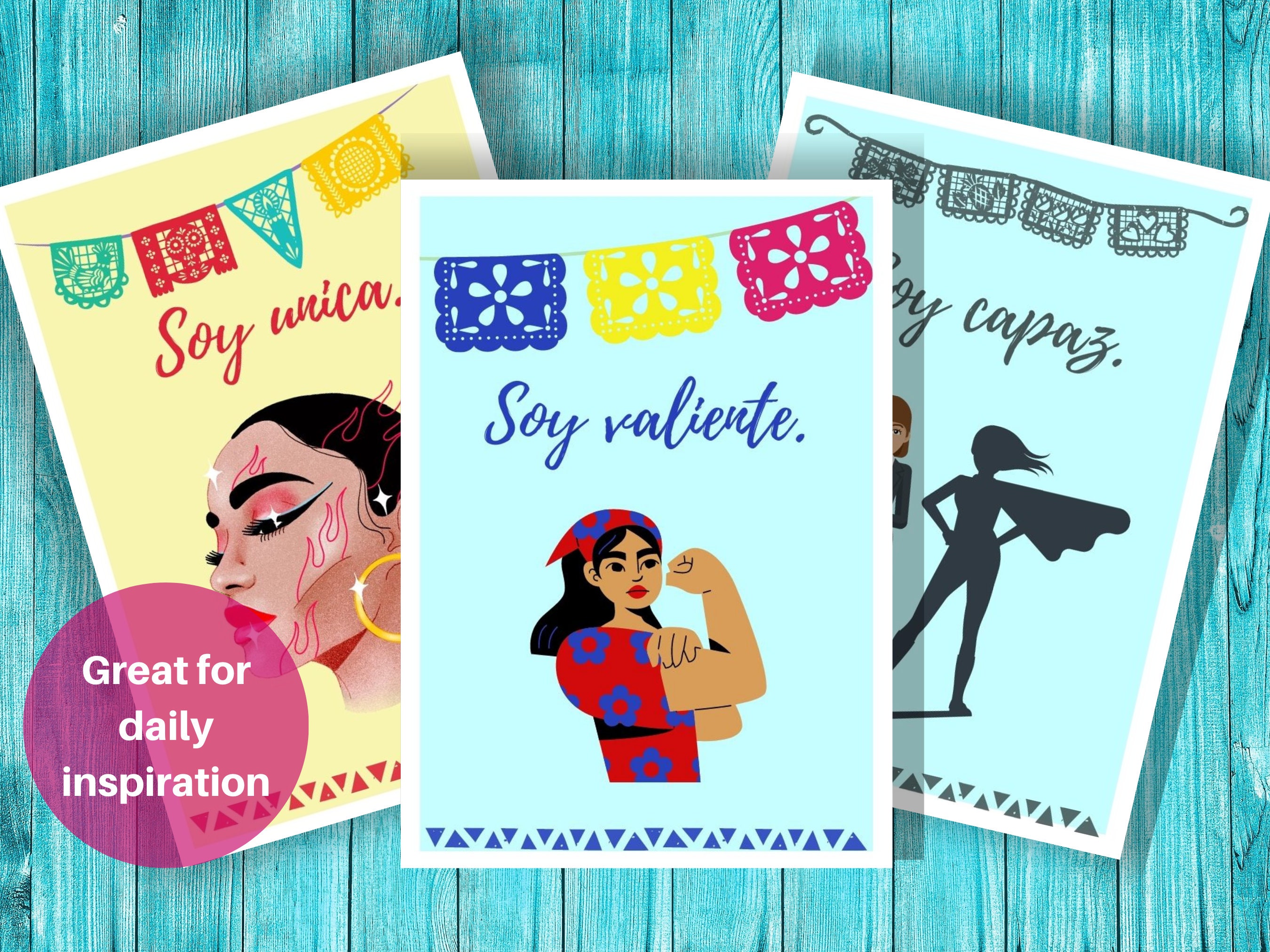 Latina Affirmation Card Deck (printed) - Etsy