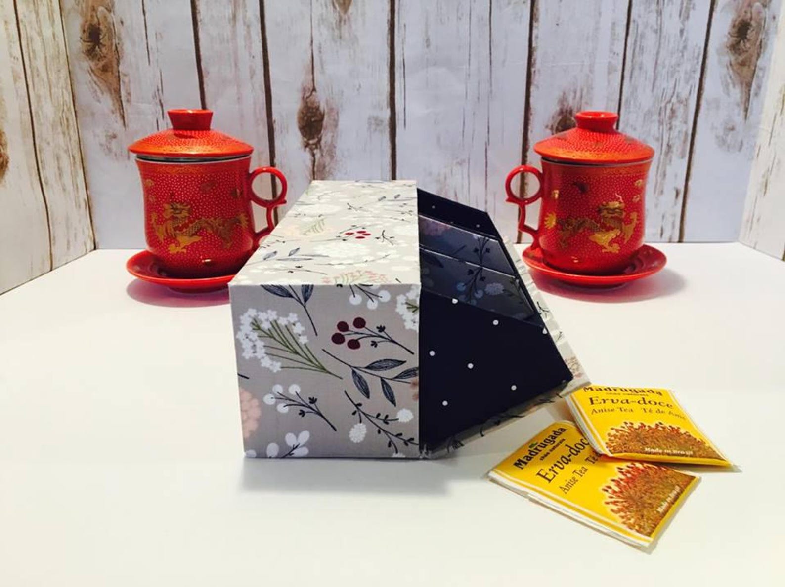 Tea Bags Storage Tea Bags Box Tea Lover Gift Tea Caddy - Etsy