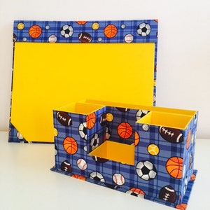 Kids Desk Organizer, Desk Caddy, Desk Pad, Desk Organizer, Desk Set ...