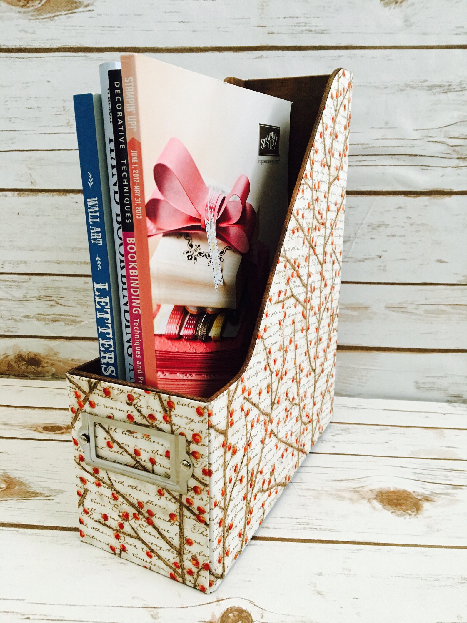 Magazine File Holder Magazine Holder File Holder Desk - Etsy