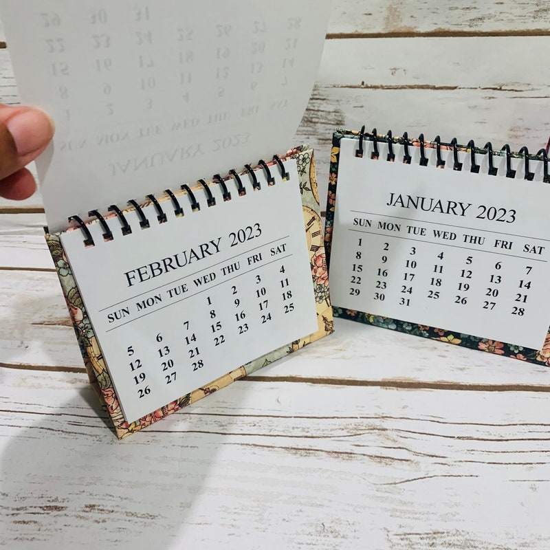 Standing Calendar - Etsy