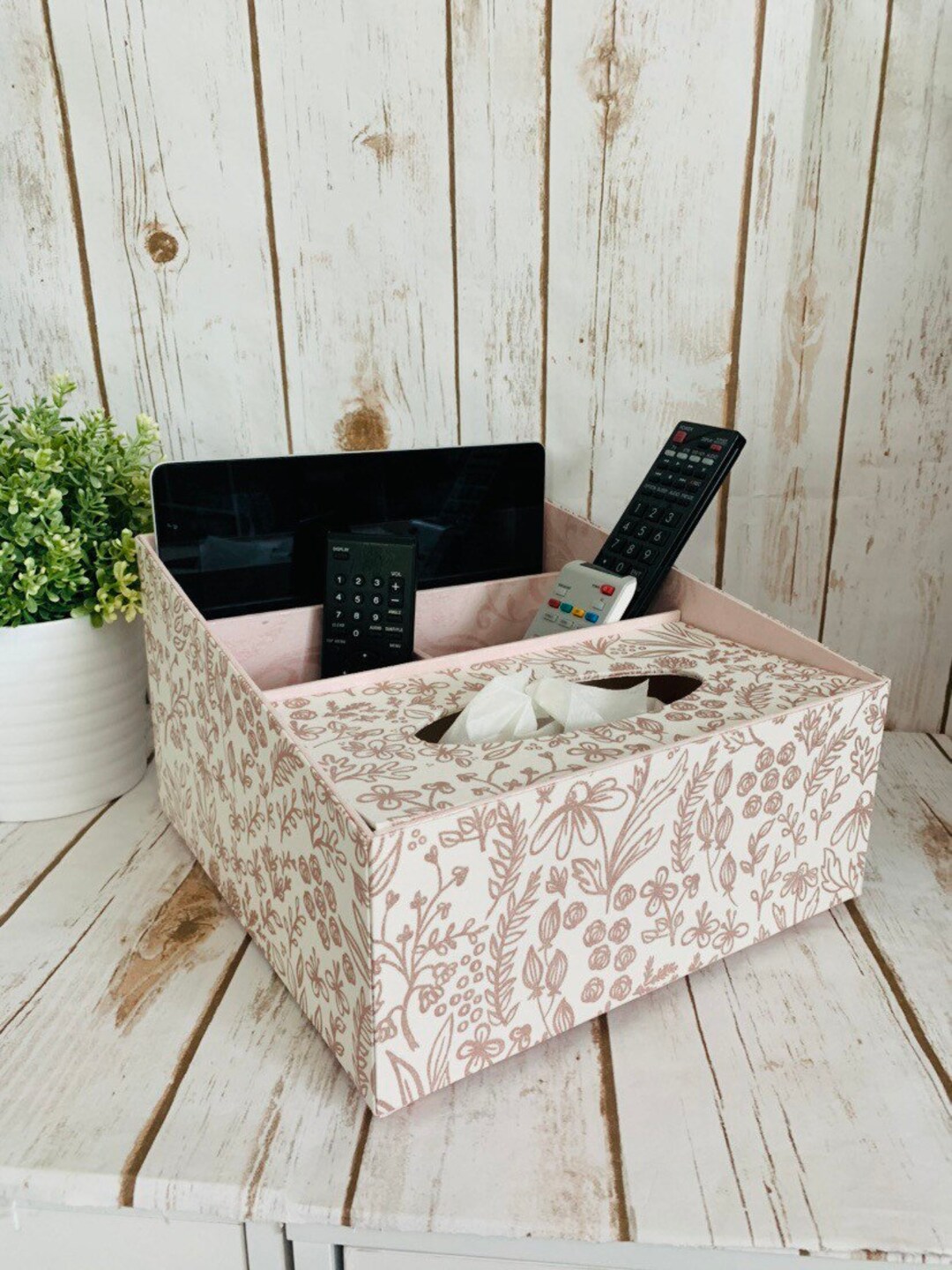 Multifunctional Desk Organizer Box, Nightstand Organizer, Tissue Cover ...