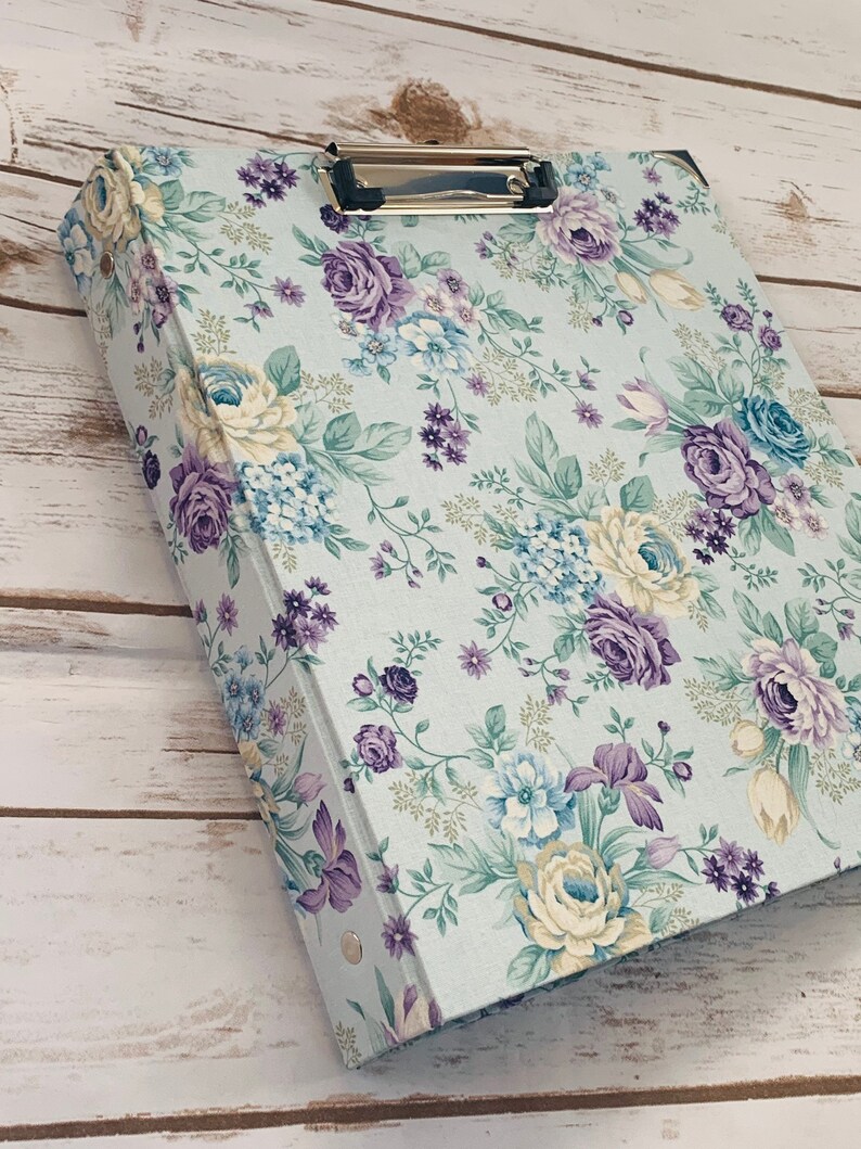 Ring Binder Portfolio 3-ring Binder Floral Binder 3 Ring - Etsy