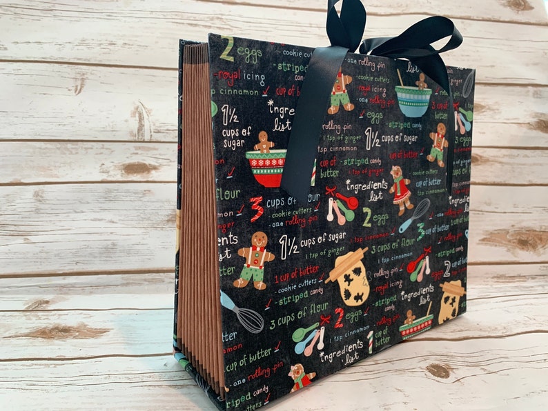 Expandable Accordion Recipe File Featured Sections Bills - Etsy