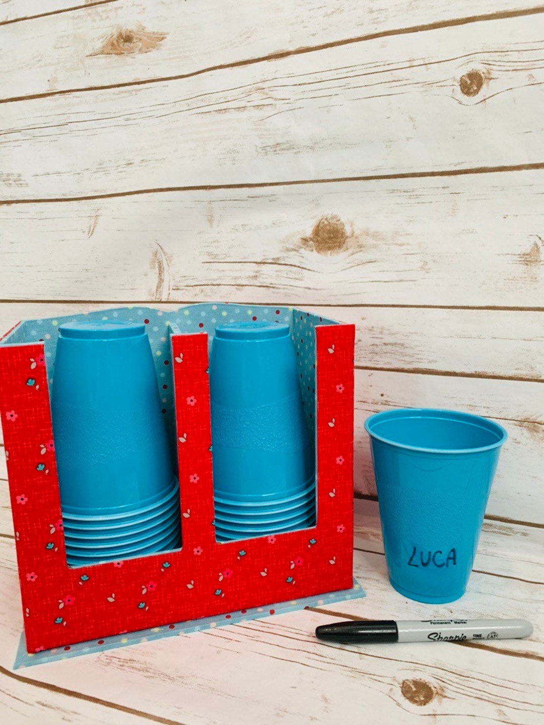 Cup Holder, Solo Cup Holder, Countertop Organizer, Coffee Cup Holder ...