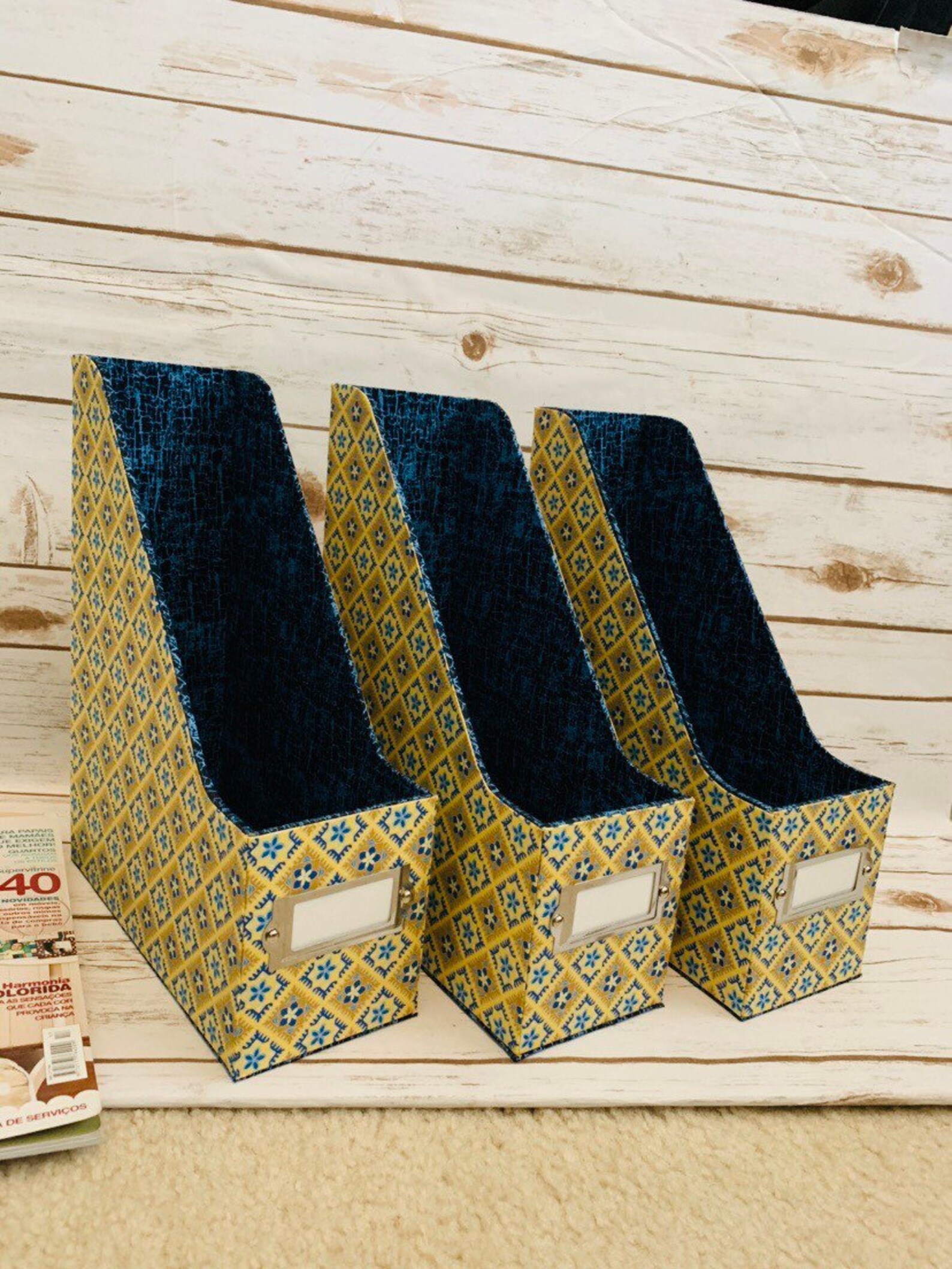 Magazine File Holder Magazine Holder File Holder Desk - Etsy