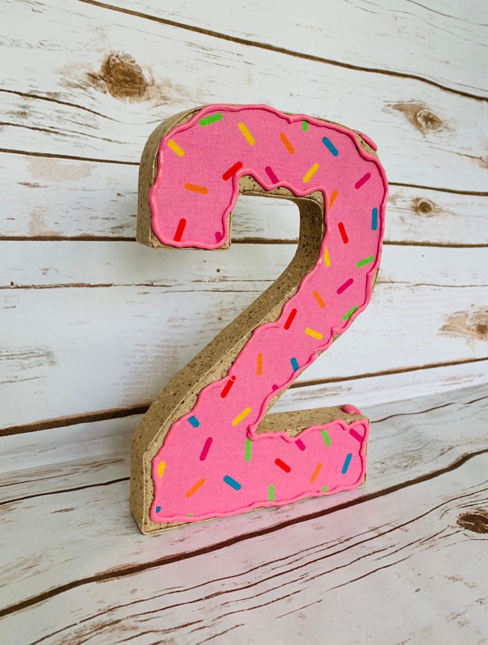 Donuts photo prop number 2 donuts Birthday party decor | Etsy