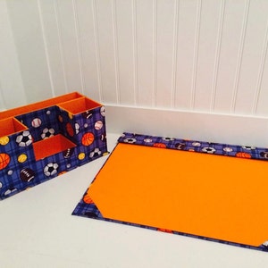 Kids Desk Organizer, Desk Caddy, Desk Pad, Desk Organizer, Desk Set ...