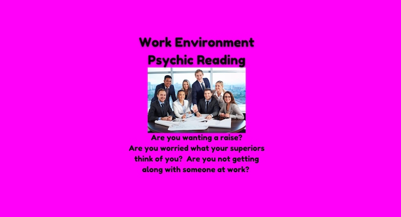 Career Psychic Reading: Coworker/boss Feelings & Intentions - Etsy