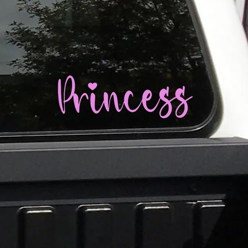 Princess Decal - Etsy
