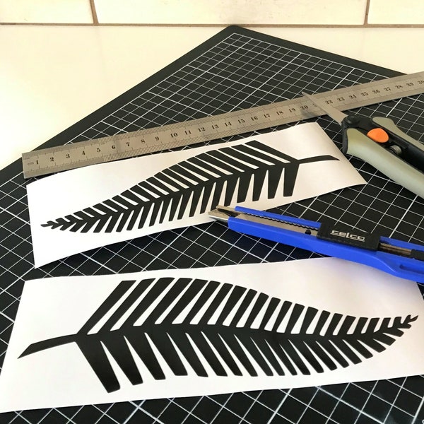 Silver Fern Decal - Etsy New Zealand