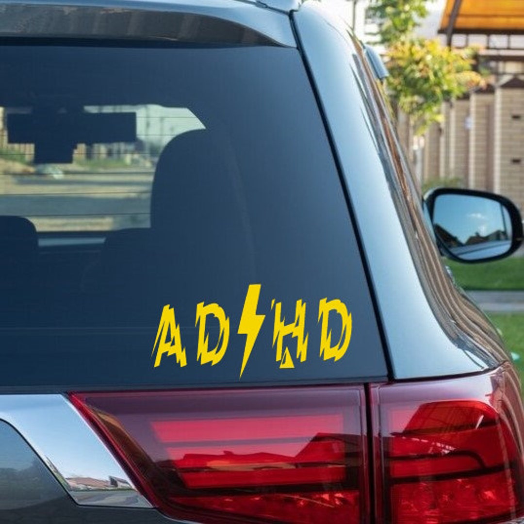 ADHD Decal Sticker - Etsy