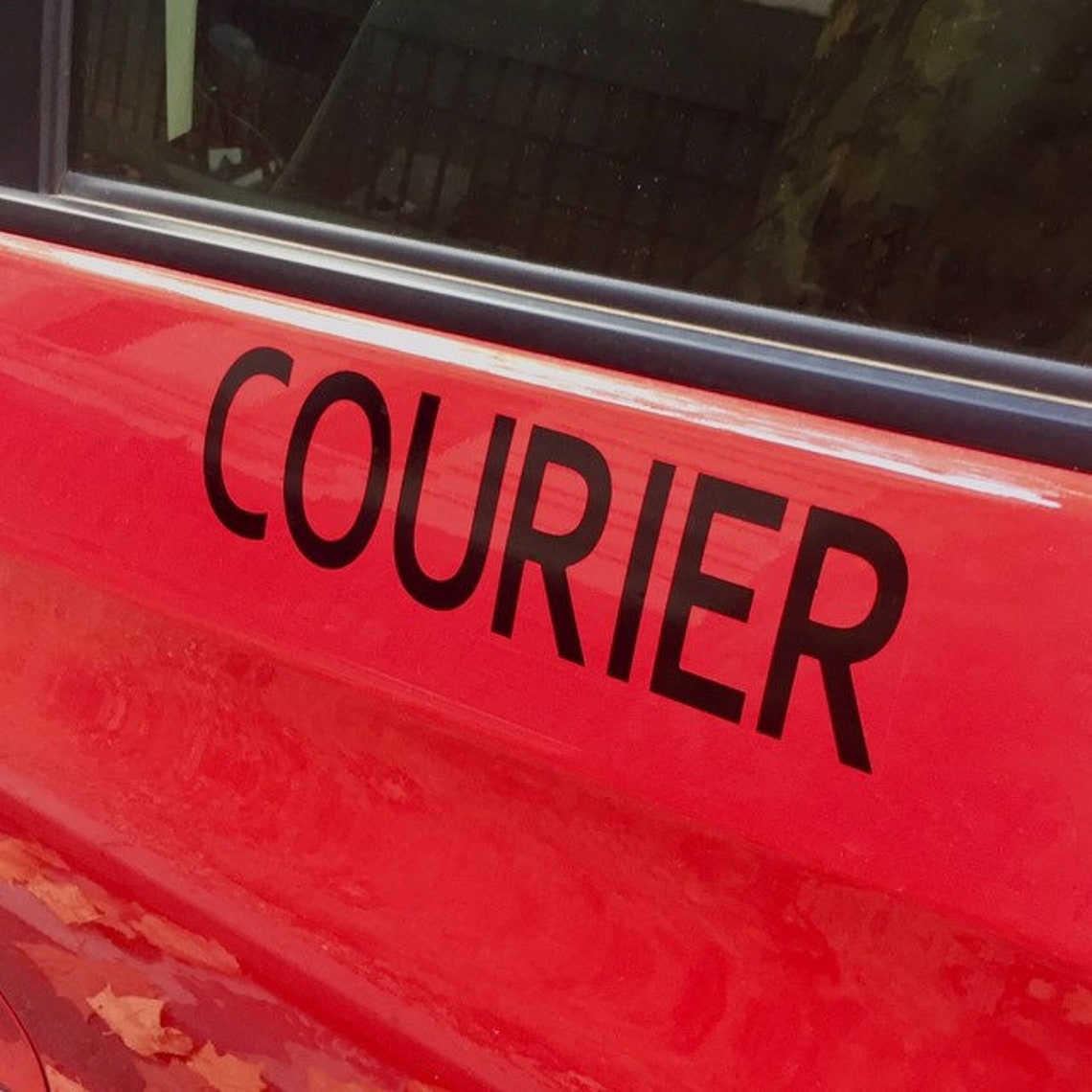 2pcs COURIER Decal Vinyl Sticker VIC Loading Zone Regulation Size - Etsy UK