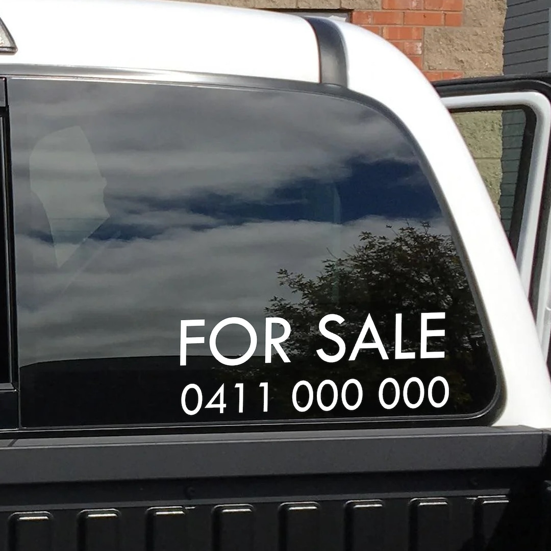 FOR SALE Decal Vinyl Sticker. for Sale Your - Etsy