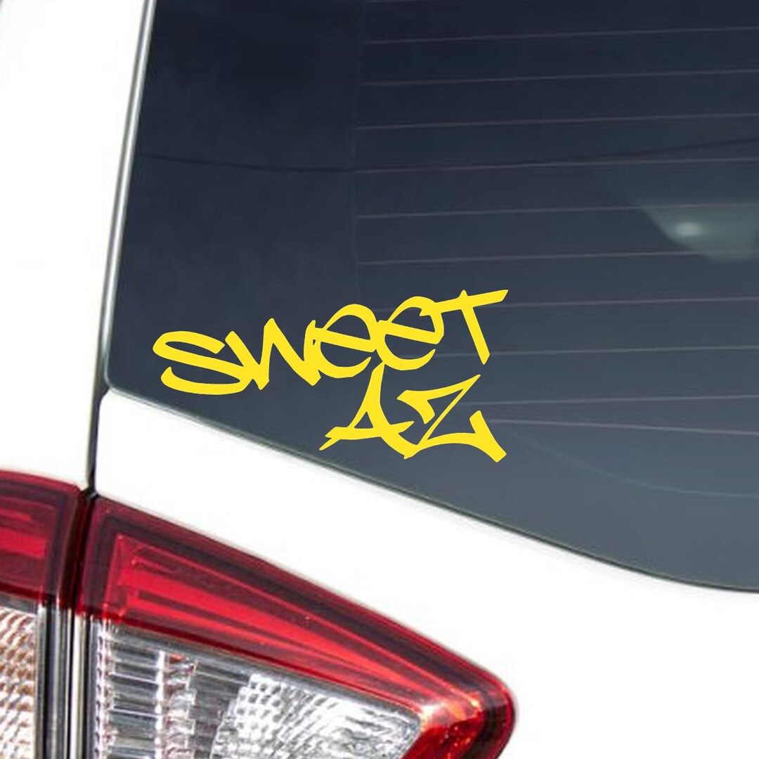 SWEET AZ Car Decal: Kiwi Vinyl Sticker - Etsy
