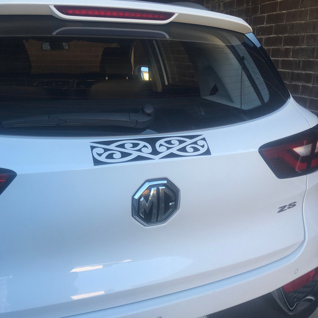 NZ AOTEAROA MAORI Kowhaiwhai Design Bumper Sticker Vinyl Decal - Etsy