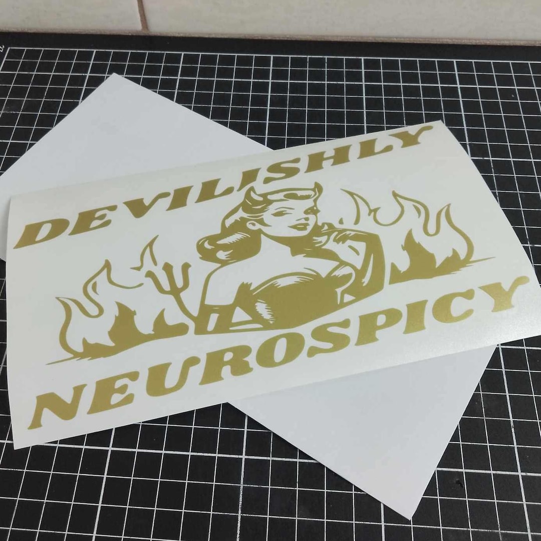 ADHD Neurospicy Decal Car Sticker - Etsy
