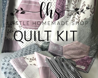 Quilt Kit for Beginners / Wholecloth Quilt - Etsy