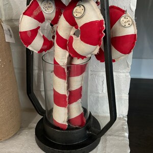 Jumbo Cloth Candy Canes / Handmade / Rag Candy Canes - Etsy