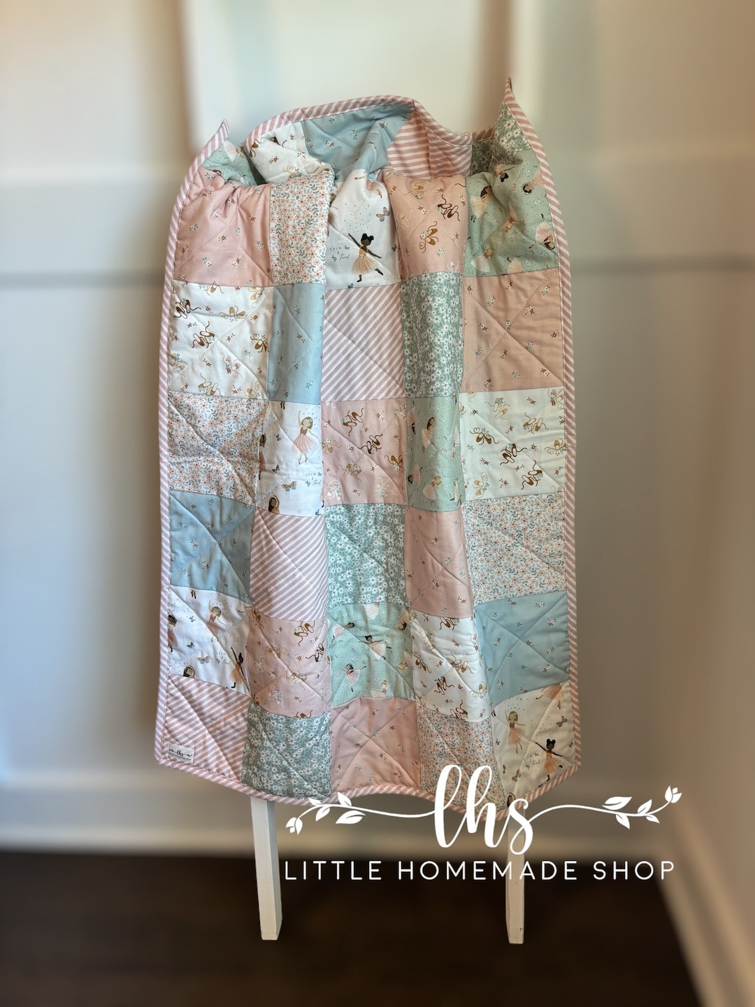 Classic Girl Quilt Tiny Dancers Baby Quilt Toddler Quilt Modern Baby Bedding toddler Bedding - Etsy