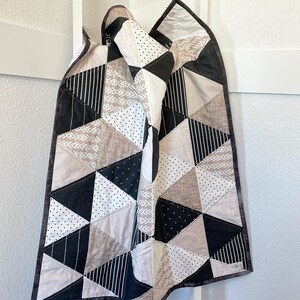 Simple and Bold Neutral Colored Crib Quilt/ Baby Bedding / Toddler ...