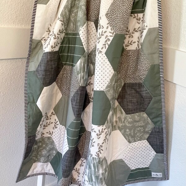 Neutral Baby Quilt - Etsy