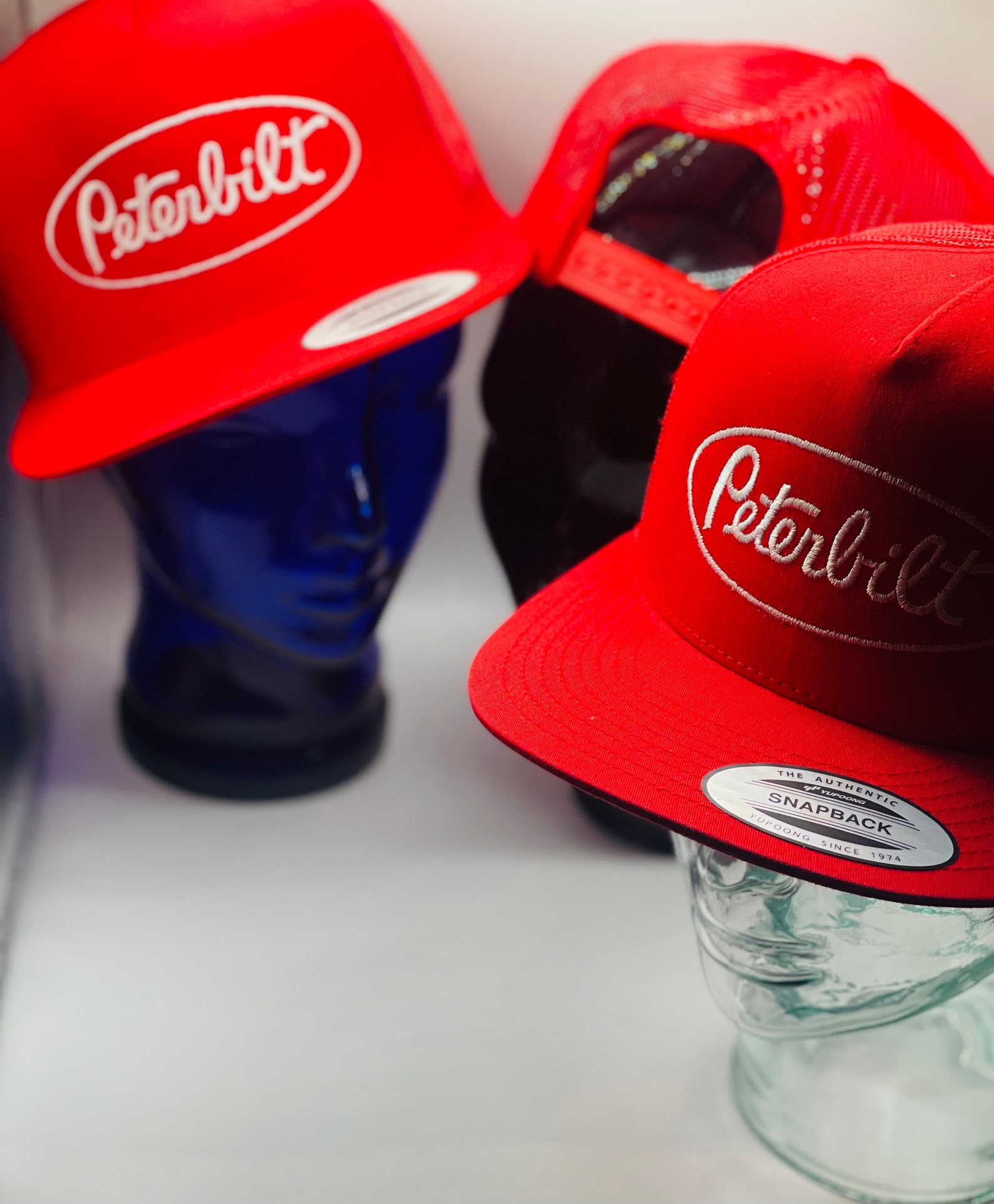 Peterbilt Diesel Trucker Hat Cap Flat Bill Embroidered for - Etsy