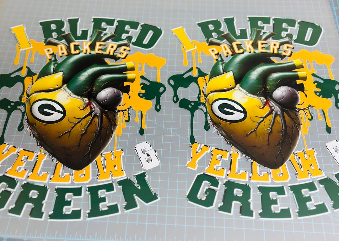 8 DTF Transfer Greenbay Packers Ready to Press Heat Transfer. This If ...