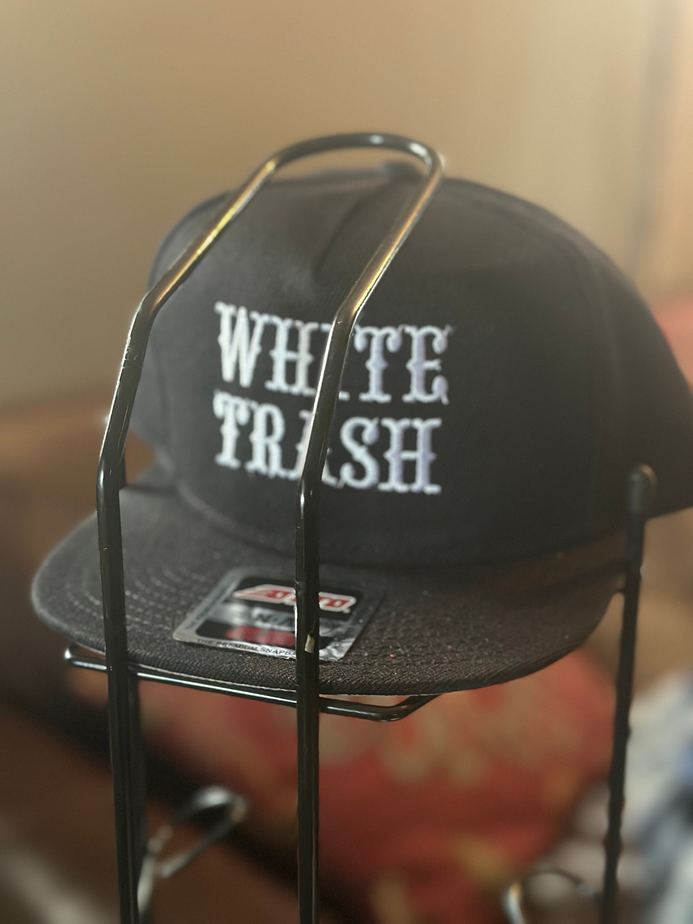 White Trash Cap Dad Gift Black Cap Trucker , Biker , Southern Roots - Etsy