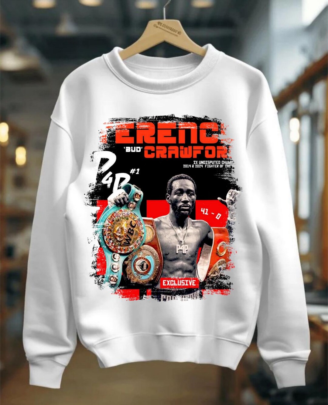 Terrance Crawford 'bud' Boxing Fan T-shirt or Sweatshirt - Etsy