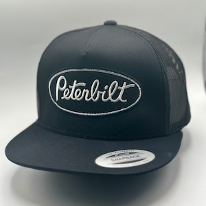 Peterbilt Diesel Trucker Hat Cap Flat Bill Embroidered for Mens Hat Baseball Cap Gorra - Etsy UK