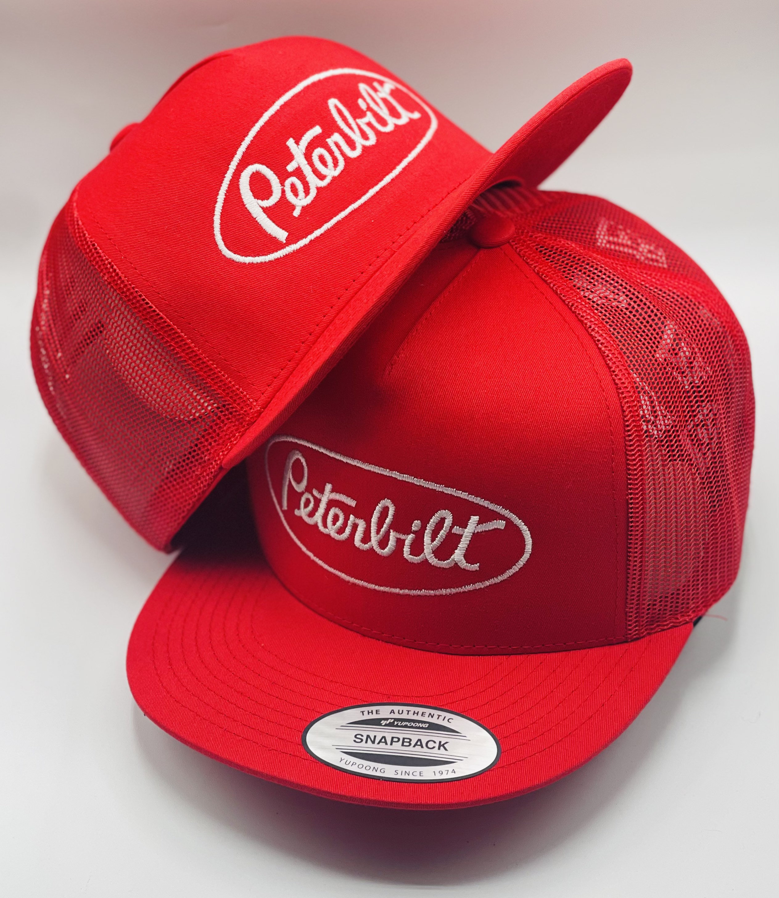 Peterbilt Diesel Trucker Hat Cap Flat Bill Embroidered for - Etsy