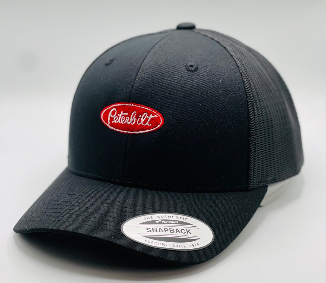 Peterbilt Diesel Mini-logo Trucker Hat Cap Curved Bill Mens Hat ...