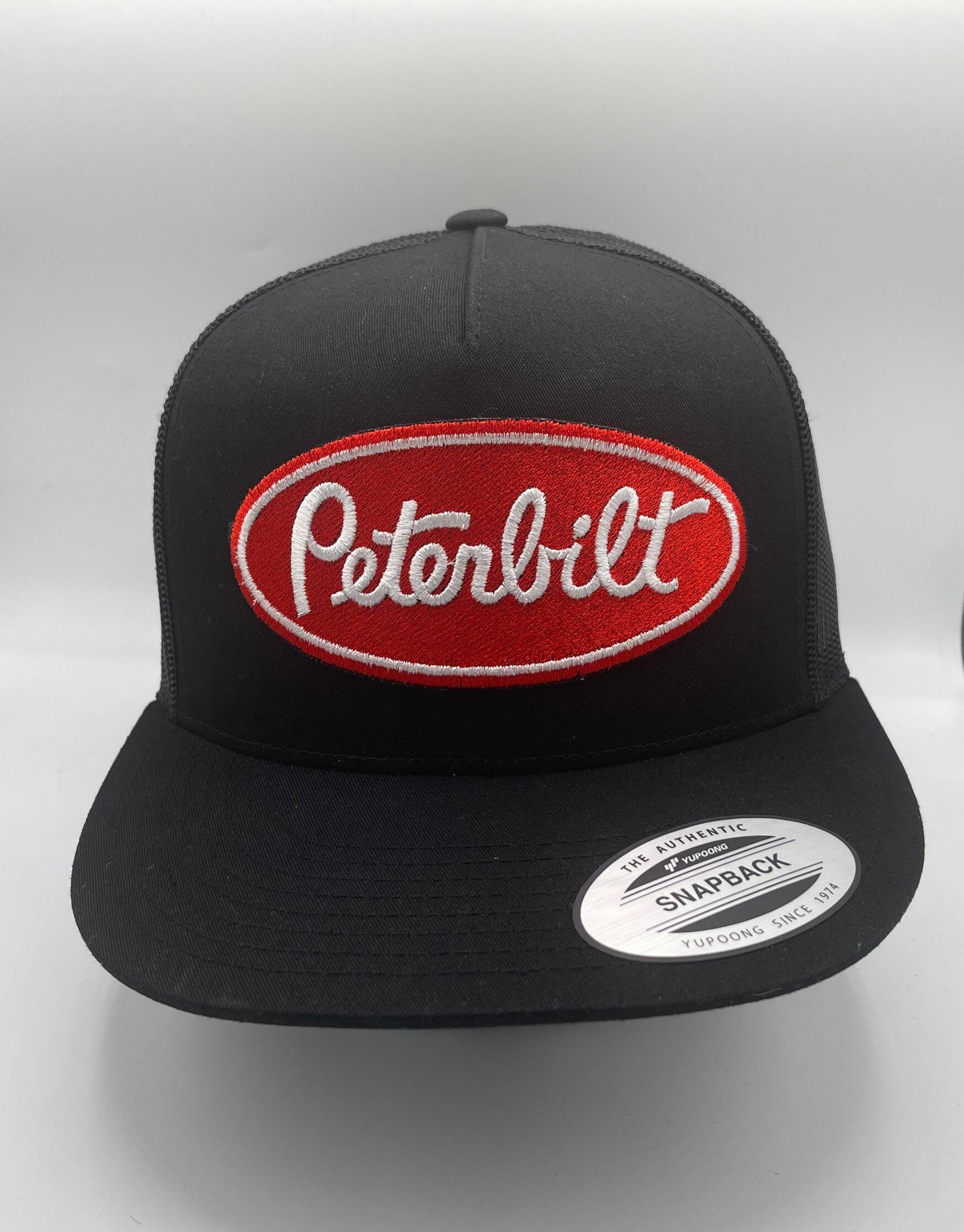 Peterbilt Diesel Trucker Hat Cap Flat Bill Embroidered for - Etsy